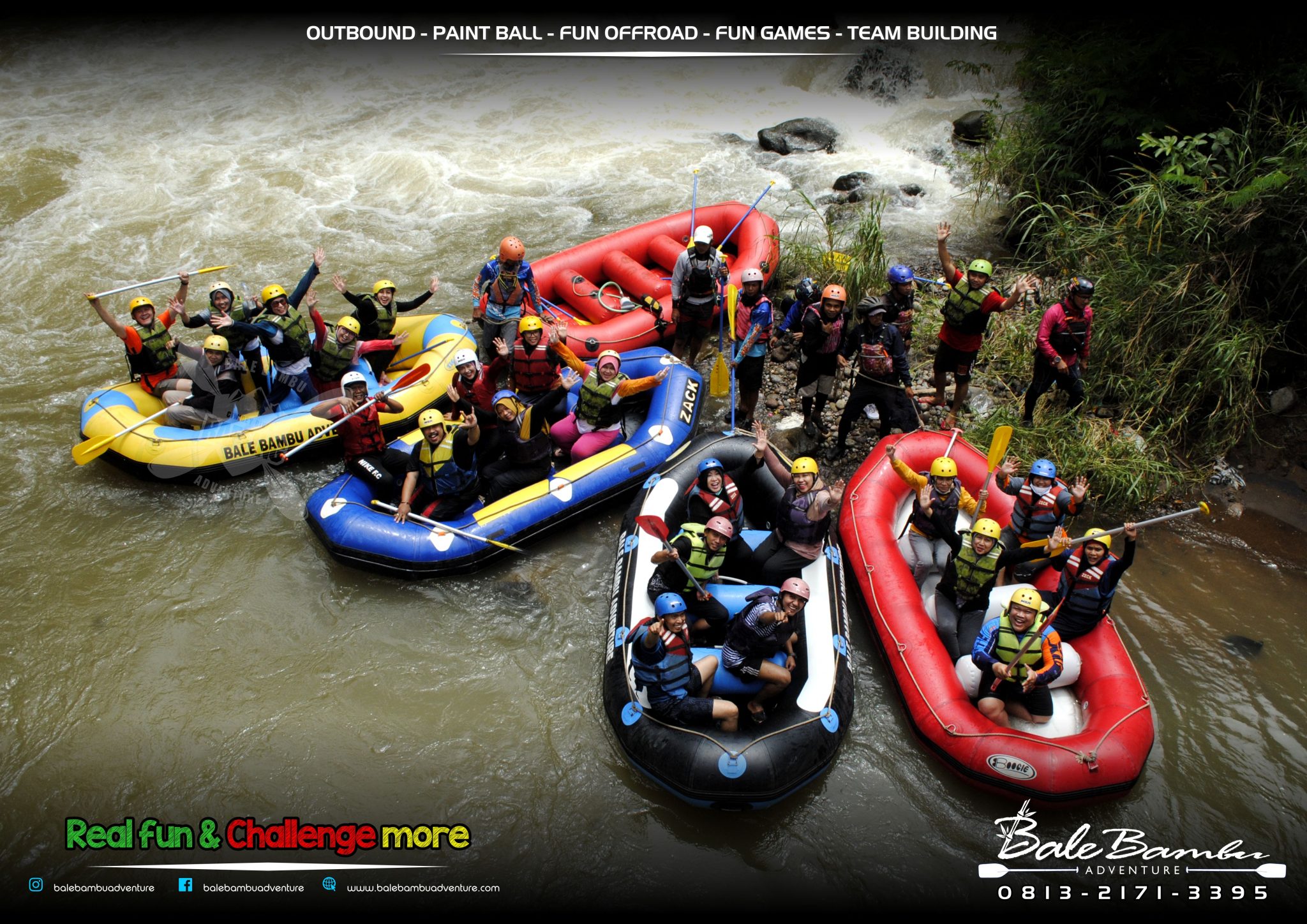 Rafting di Ciwidey | Balebambu Adventure